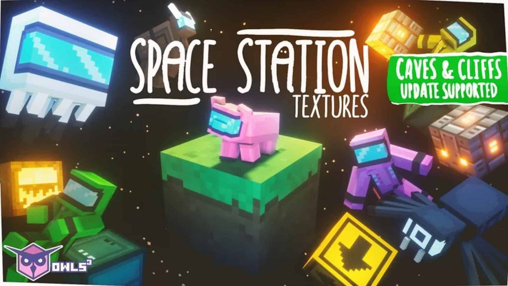 Space Station Resource Pack 1.17 / 1.16 - Minecraft Texture Packs