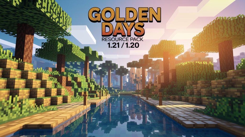 Golden Days Resource Pack 1.21 / 1.20 - Minecraft Texture Packs