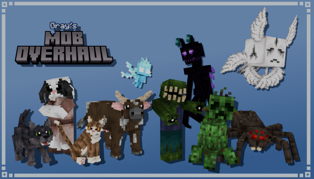 Gray’s Mob Overhaul Resource Pack - Minecraft Texture Packs